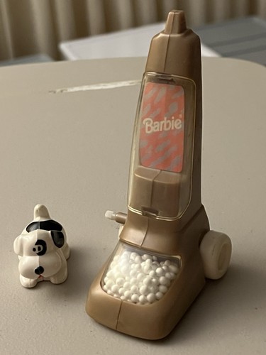 Vintage Barbie Vacuum Cleaner/Magic Moves Toy Wind Up Popping Breads ...