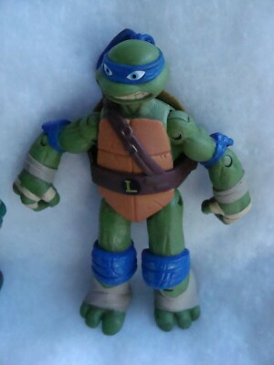 Lot of 3 Teenage Mutant Ninja 4-Inch Turtles TMNT Figures Viacom 2012 ...