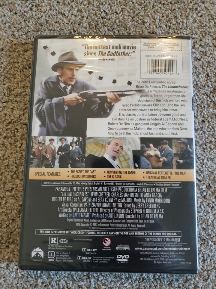 The Untouchables (DVD, Special Collectors Edition) Factory Sealed ...