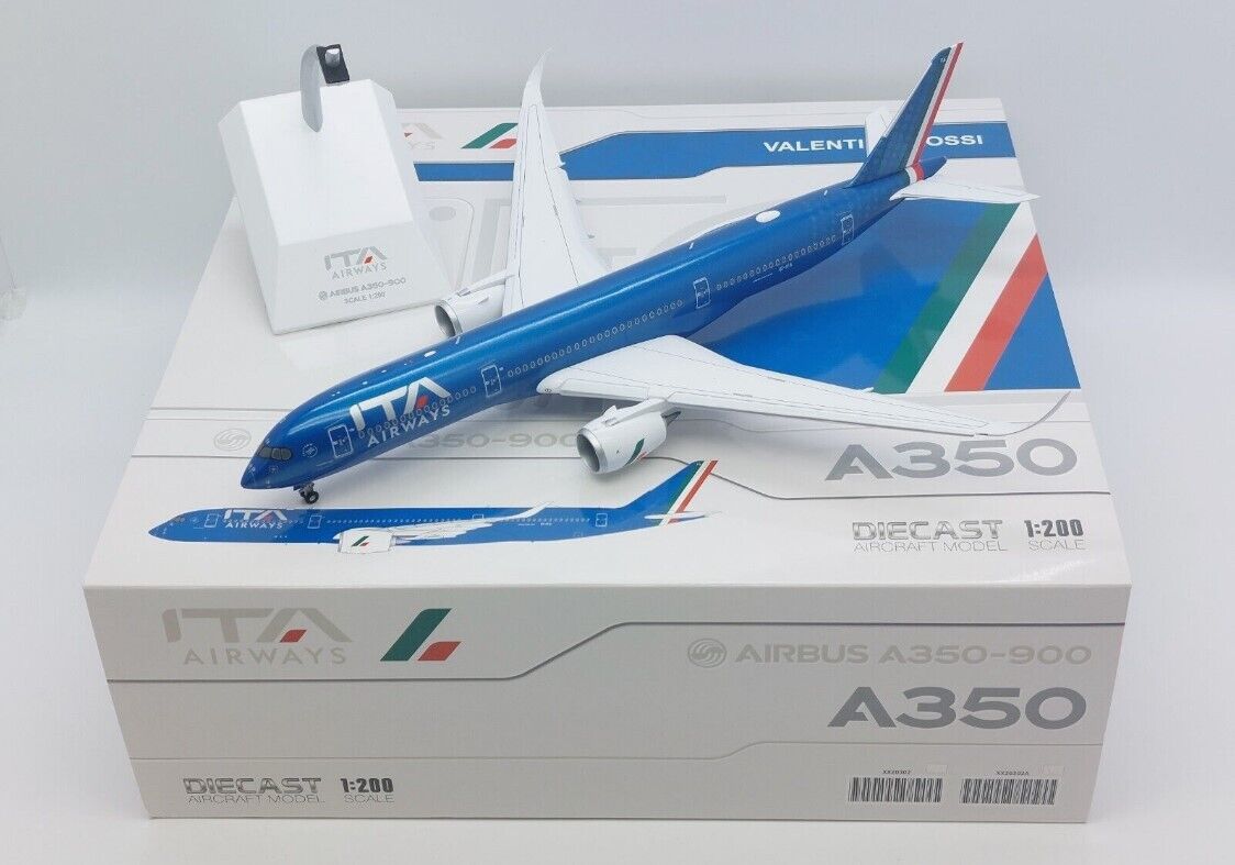 1:200 JC Wings ITA Airways AIRBUS A350-900XWB Flap Down 1:200 JC Wings ITA Airways AIRBUS A350-900XWB Flap Down