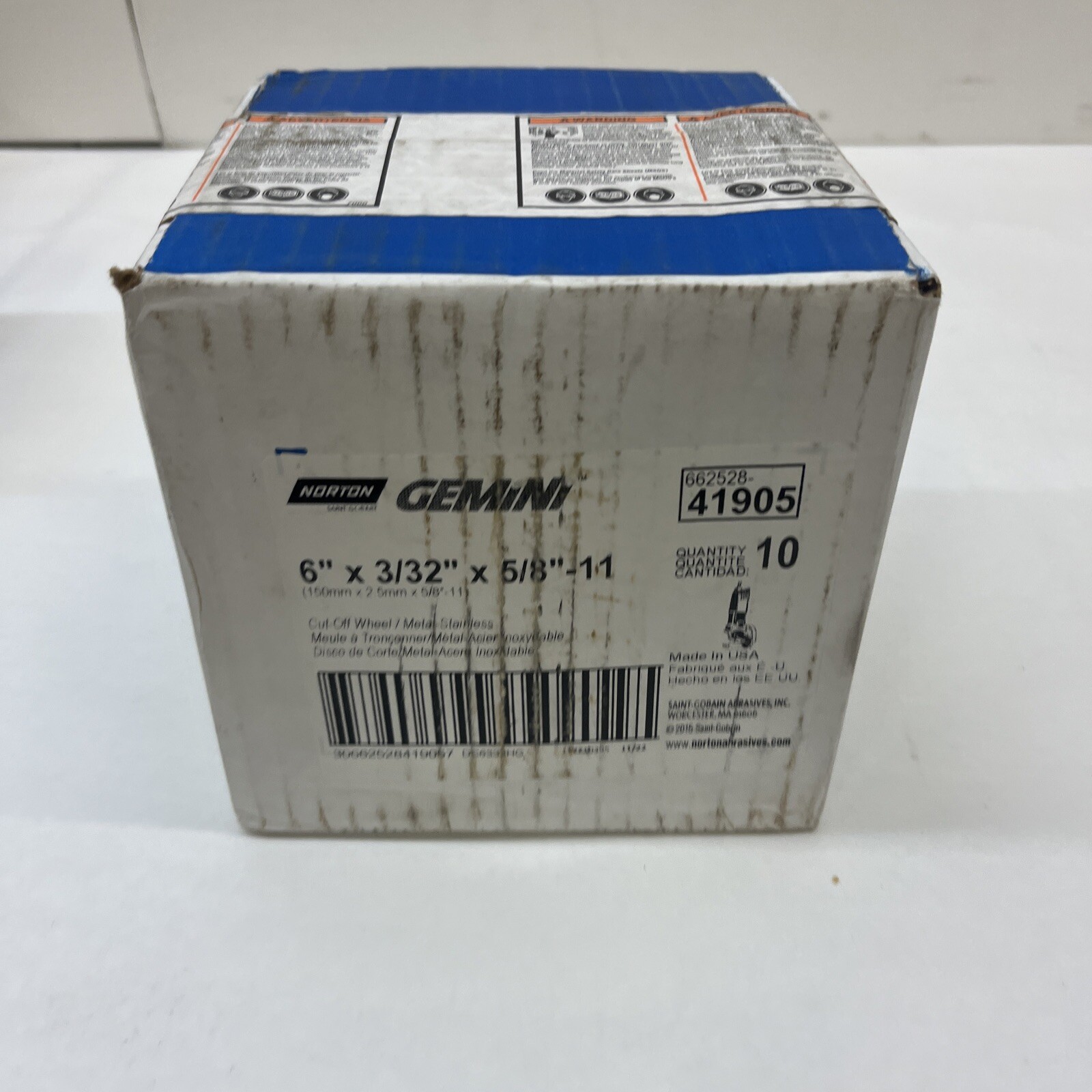 Norton Gemini Depressed Center Abrasive Wheel Type 27 Aluminium Oxide ...