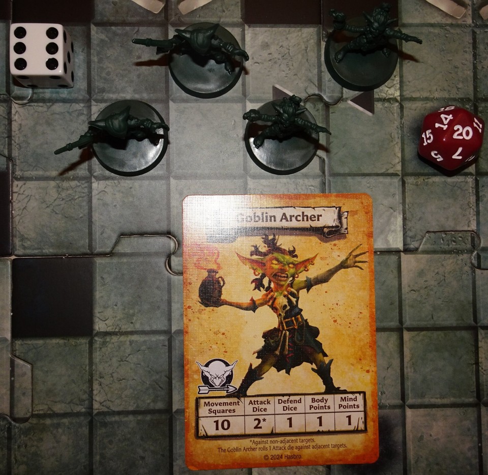 Goblin Archer x4 Miniatures HeroQuest Against the Ogre Horde Boomerang ...