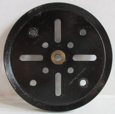 Meccano Black Pulley 19b 3" Diameter Original - Used Condition - 2nd ...