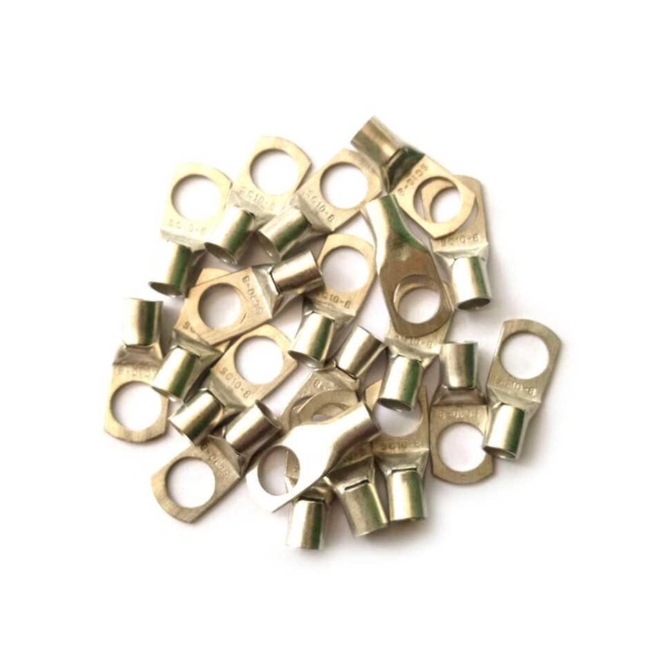 21 Pieces Lug Terminal Copper Wire Terminal Crimp Connector Tool Wire ...