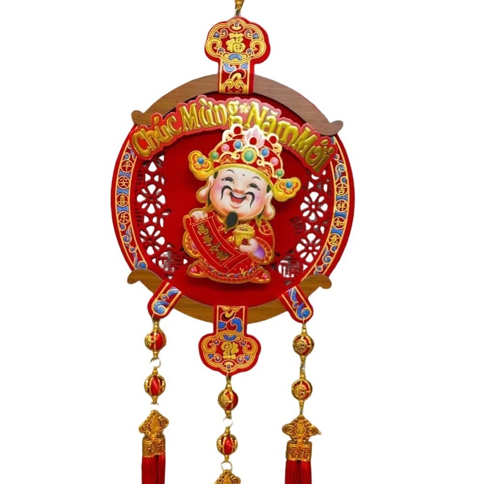 Nodding God For New Year Celebration No Assembly Required Wall Or Door ...