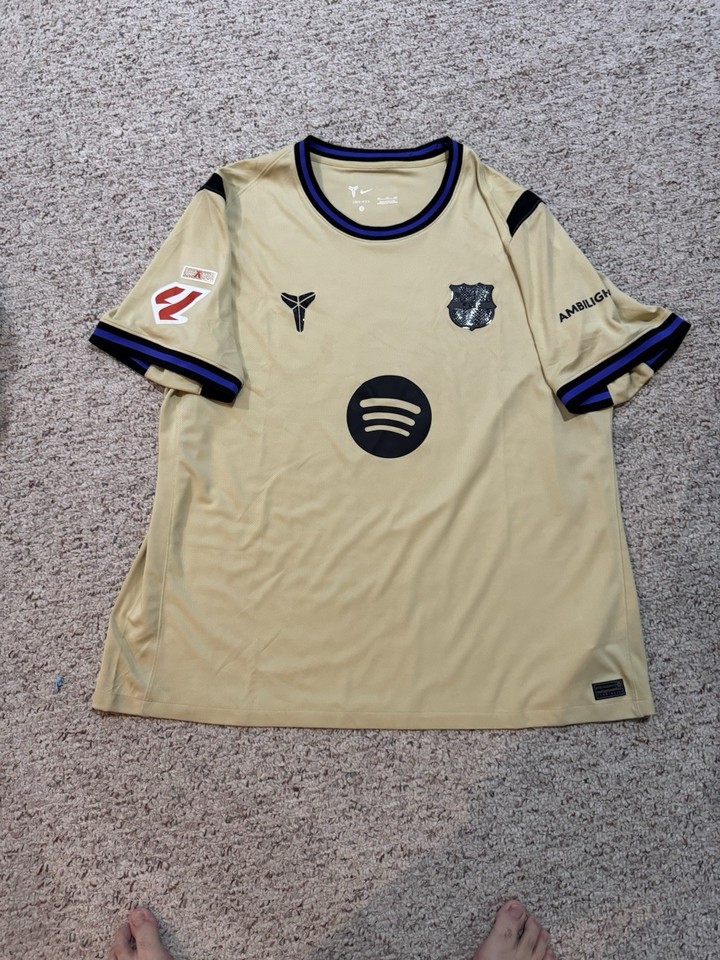 Authentic Nike FC Barcelona 2025/26 Away Jersey Player Version Kobe Bryant 3xl | eBay