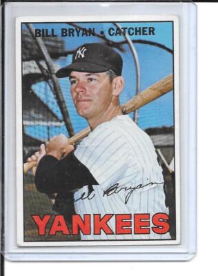 1967 Topps #601 Bill Bryan New York Yankees Well Centered | eBay