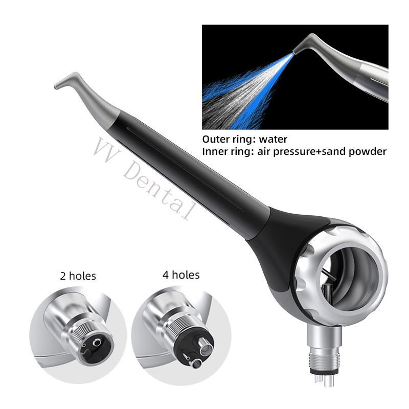 Dental Air Flow Teeth Polishing Polisher Handpiece Hygiene Prophy Jet 2/4 Holes | eBay