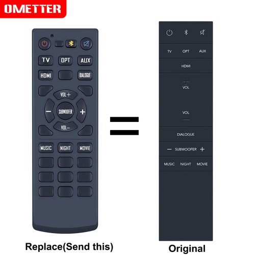 Remote Control For Definitive Technology Studio 3D Mini Sound Bar -New ...