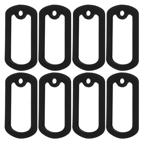 8 Pcs Dog Tag Protective Cover Silencers Silicone Bone Pet ...