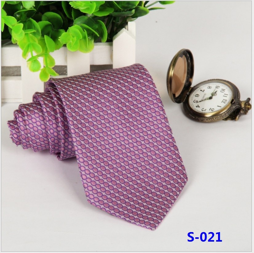 Mens Patterned Business Formal Ties Striped Woven Silk Tie Necktie ...