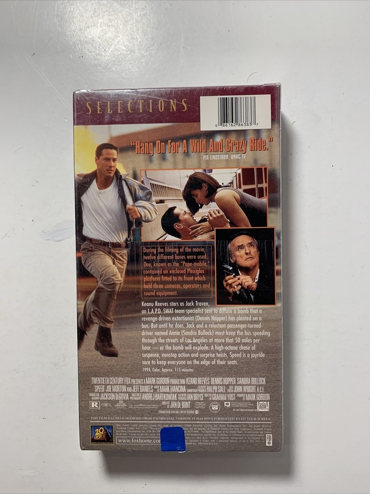Speed VHS 1994 First release Keanu Reeves 86162863837| eBay