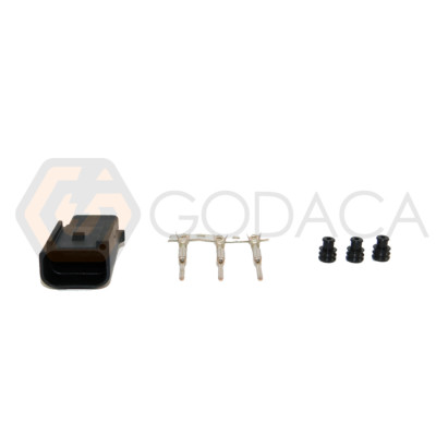 1x Male Connector 3-way 3 pin for Ford WPT-1205 w/out wire | eBay
