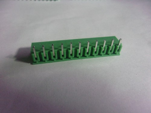 Pheonix Terminal Block Header 11 male pin 90 degrees , 2 sides (lots of ...