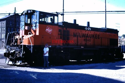 Original 1976 Milwaukee Road Switcher SW1500 Loco Milwaukee Yard Slide ...