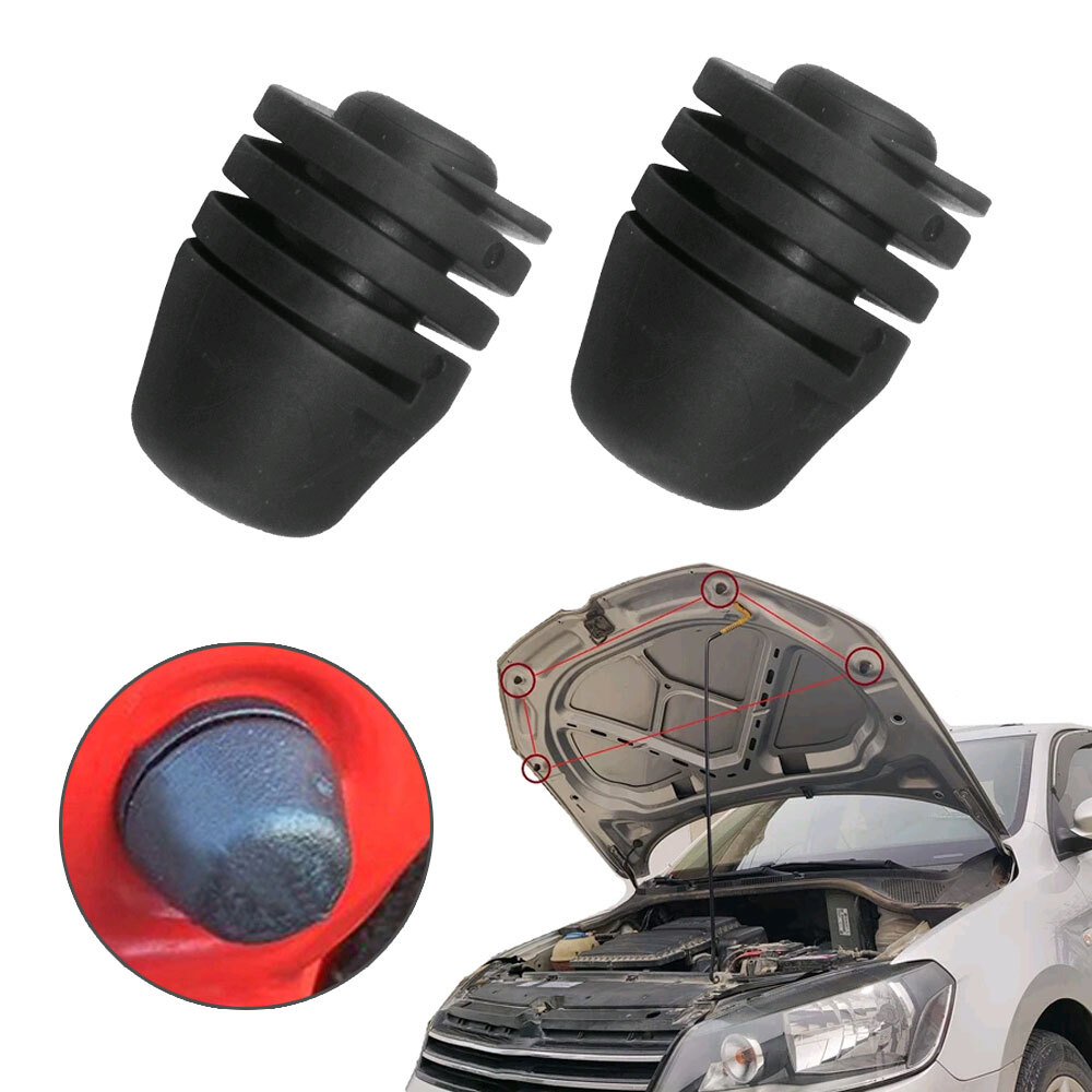 2x Car Bumper Bonnet Hood Lid Stop Rubber Buffer Tailgate Cushion For ...