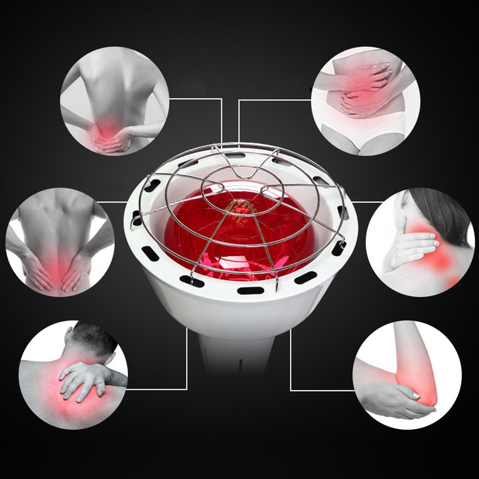 275W. Infrared Red Heat Light Therapy Floor Stand Physiotherapy Lamp ...