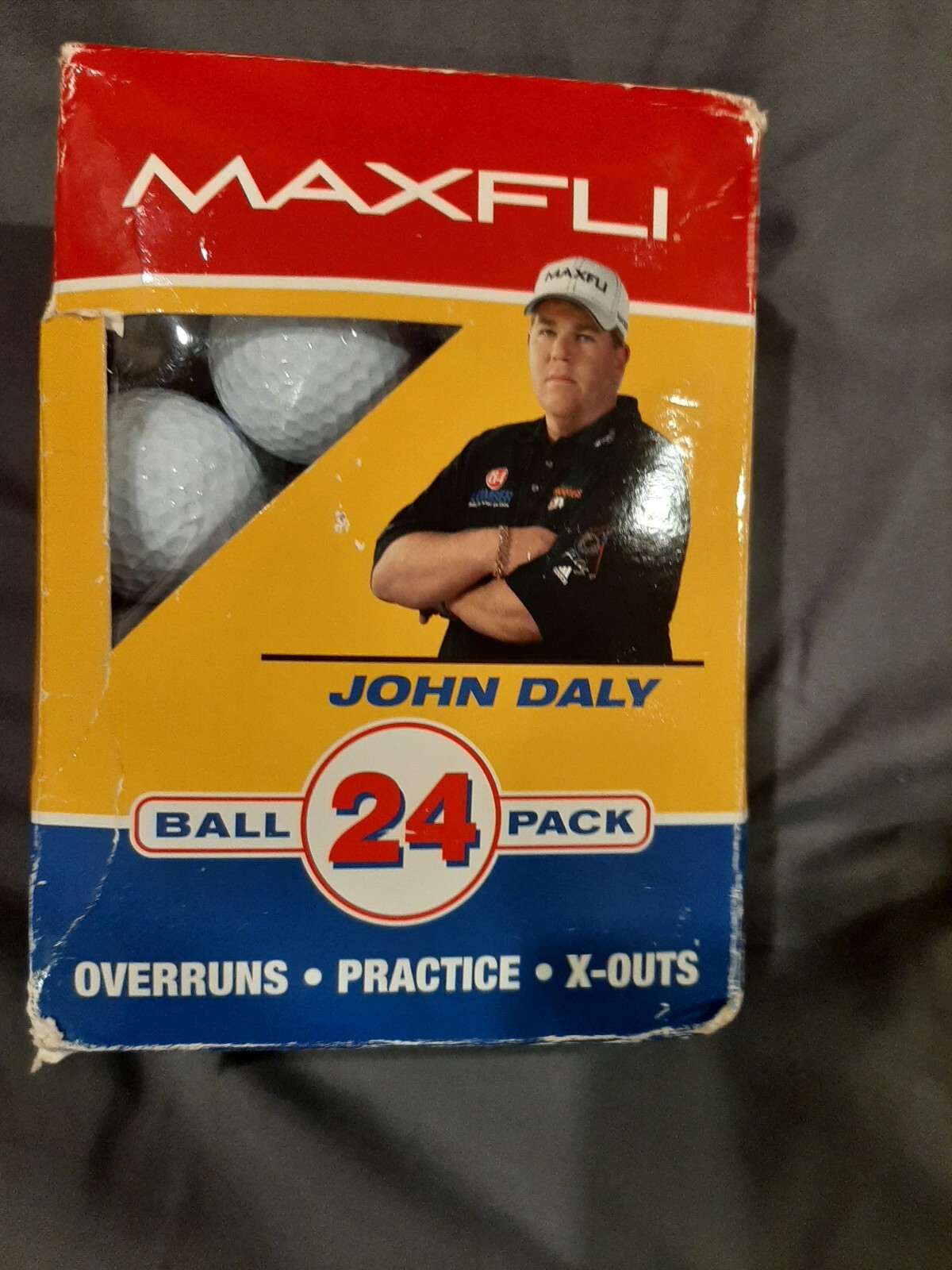 New Box Of 24 Golf Balls Max Fli John Daly | eBay