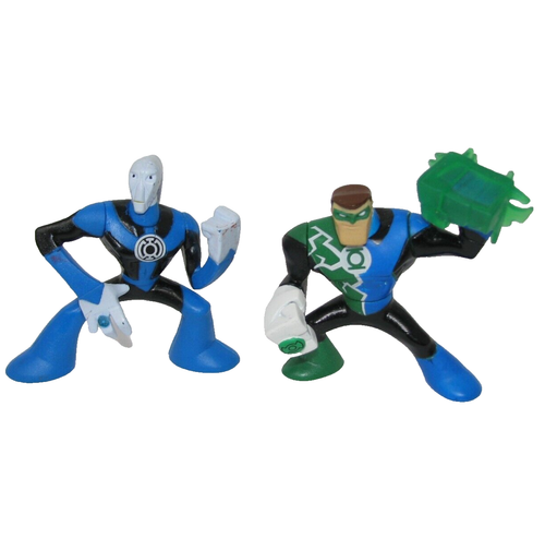 2 ACTION LEAGUE GREEN Blue LANTERN + JORDAN & SAINT WALKER FIGURES ...