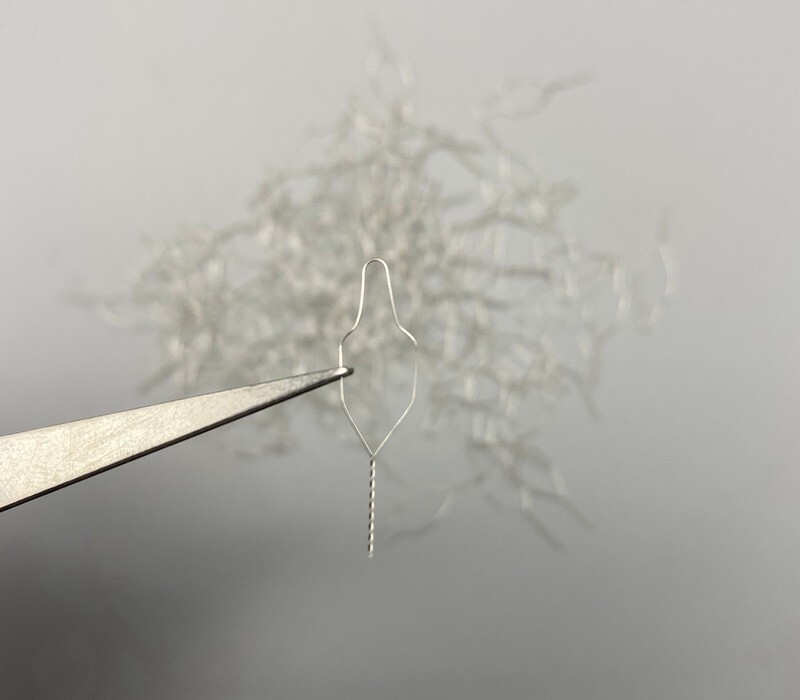 Dental Orthodontic Stainless Steel Wire Preformed Ligature Ties Long ...