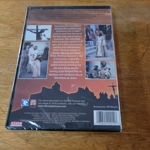 Gospel of Matthew The Visual Bible DVD | eBay