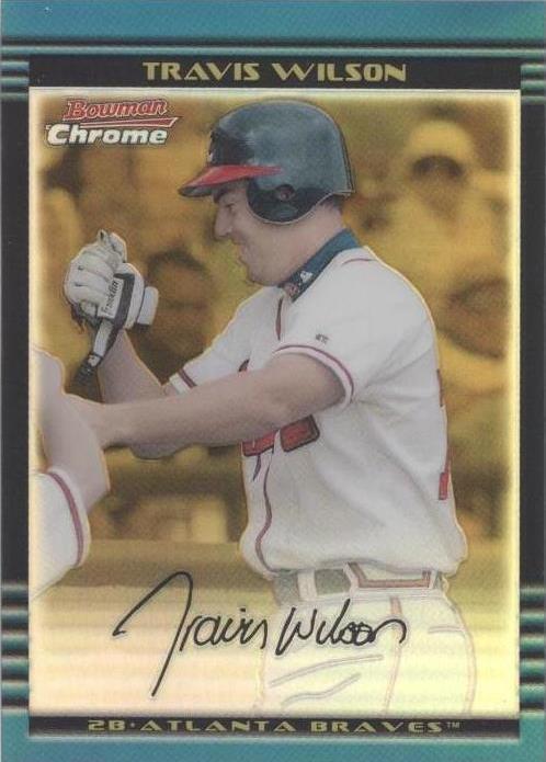 2002 Bowman Chrome - Travis Wilson #137 Gold Refractor /50 for sale ...