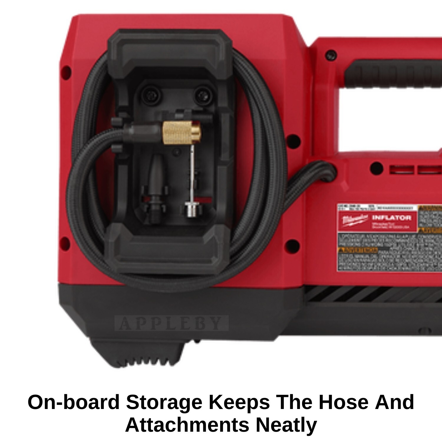 Milwaukee 18V Tyre Inflator Cordless Li-Ion Compressor 150psi Truck Car ...