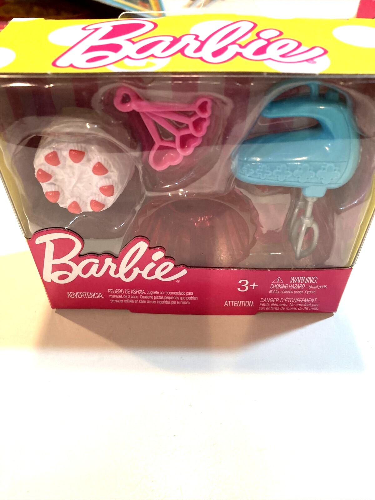 Barbie / Integrity Kitchen Accessories: Bowl + Mixer + Cake Set MATTEL ...