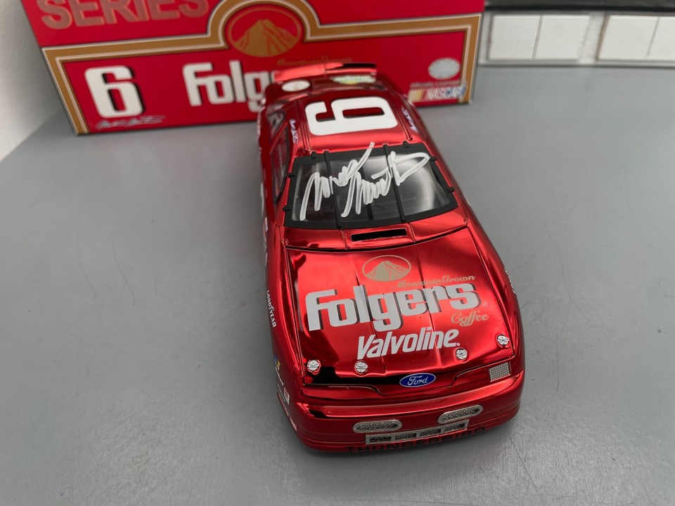 1989 Mark Martin Folgers Color Chrome 1:24 Authentics Preferred Diecast ...