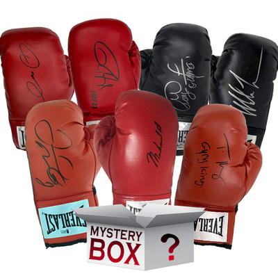 Autographed/Signed Boxing Glove Mystery Box with PSA JSA or Beckett COA ...