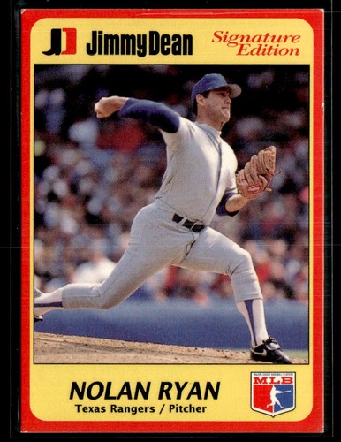 1991 Jimmy Dean Signature Edition #24 Nolan Ryan Baseball Card 0503A ...