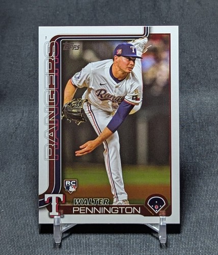 Walter Pennington Rookie RC 2025 Topps Series 2 Baseball Card #493 ...