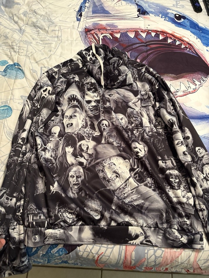 Halloween Sweatshirt Jason V Michael Myers Freddie Krueger Hoodie ...