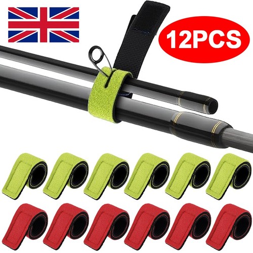 Fishing Rod Bands Straps Fasteners For Made Up Rods Reusable Ties ...