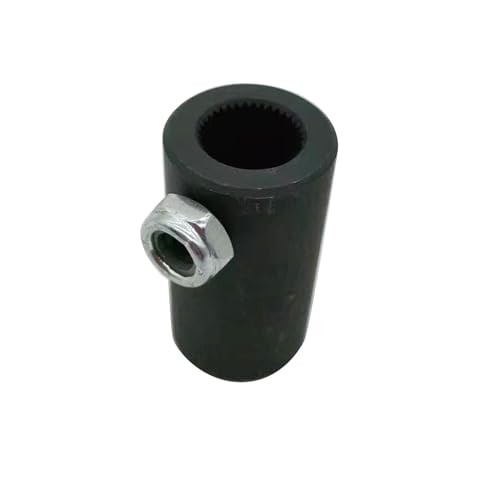 1 pc Black Steering Coupler 5/8"-36 Spline to 3/4" Round Smooth ...