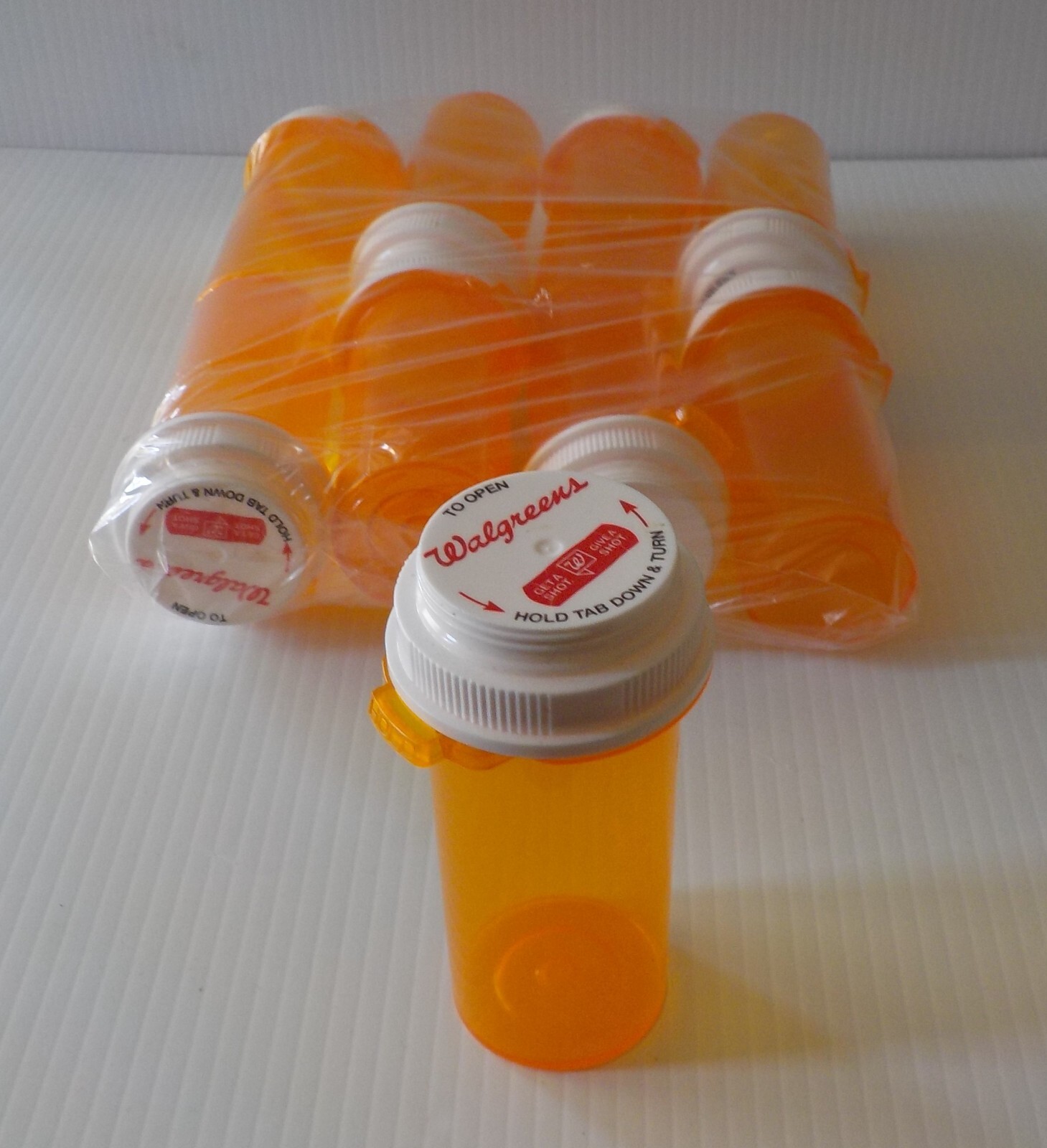 Lot of 8 Medium Amber Prescription Bottles for Storage, Arts & Crafts ...