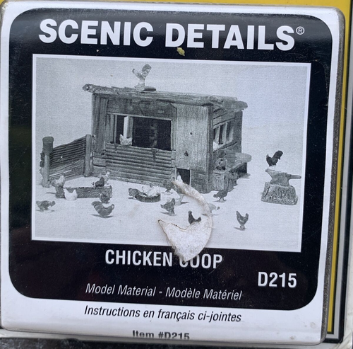 Woodland Scenics D215 HO Scale Chicken Coop Kit | eBay