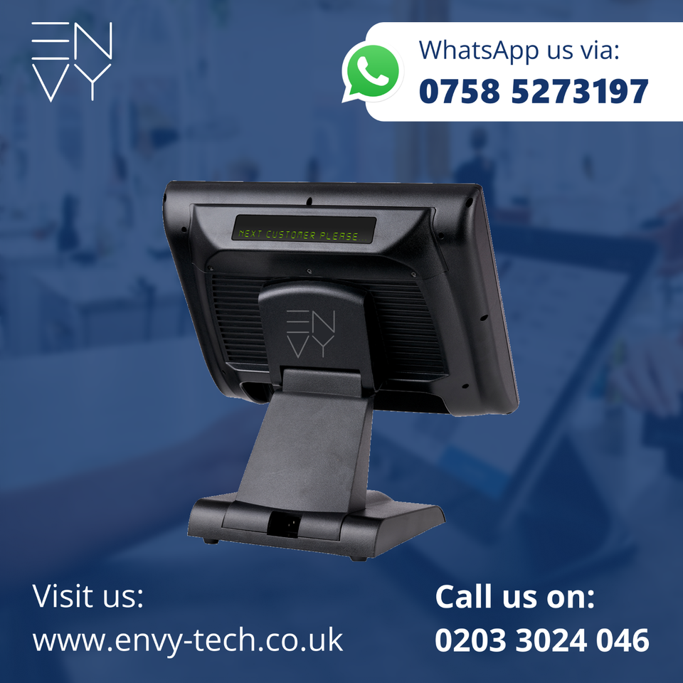 POS New 15" AIO EPOS Till System and Card Terminal Restaurants ...