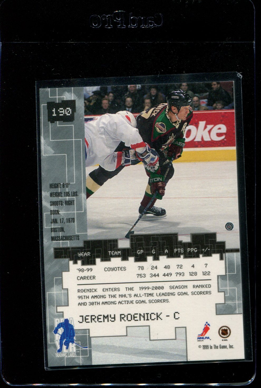 1999-00 In the Game Be A Player Millennium Signature Series - Ruby All ...