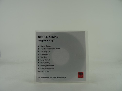 NICOLE ATKINS NEPTUNE CITY (401) 10 Track Promo CD Album along with ...