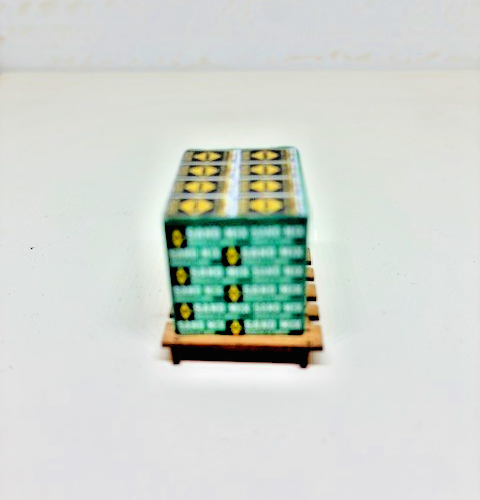 O gauge o scale pallet load of Sakrete sacks 1/48 GREEN | eBay UK