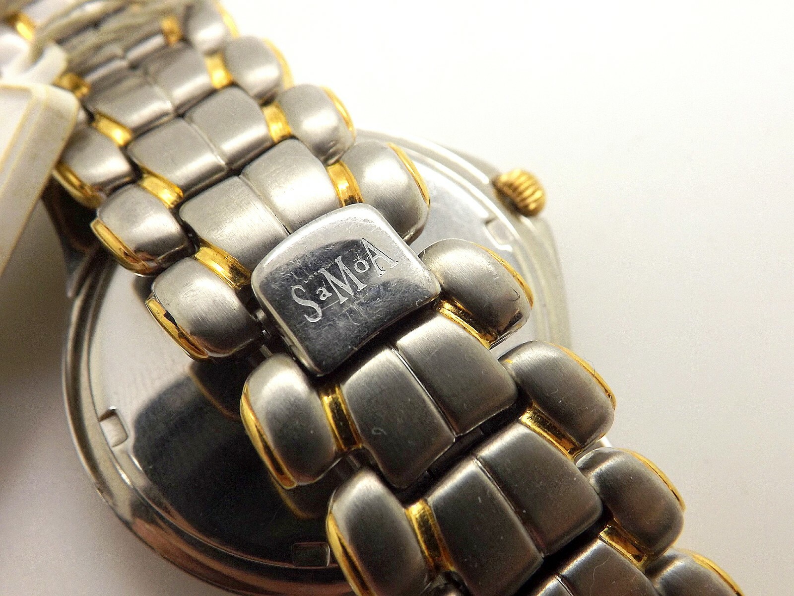 Clyda of Paris 18k Gold Plated & Stainless Steel Men's Dress Swiss ...