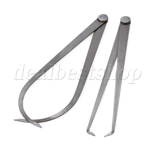 2 x Inside Outside Calipers 250mm Length Machinist Measuring ...