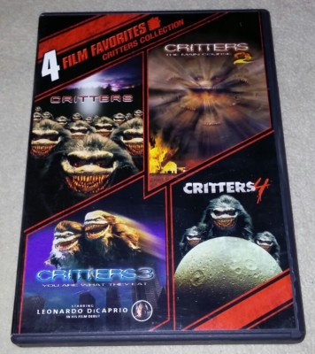 Critters 4 Film Collection DVD 4-Disc Set Cult Horror 1-4 RARE oop ...