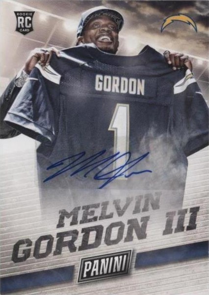 2015 Panini Father's Day - Class of 2015 Autographs #26 Melvin Gordon ...