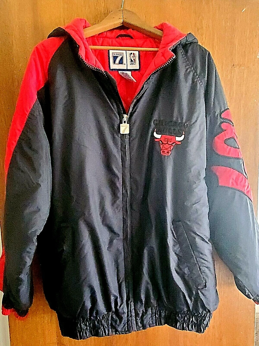 VINTAGE 90s STARTER CHICAGO BULLS NBA HALF ZIP JACKET SZ: S, 60% OFF
