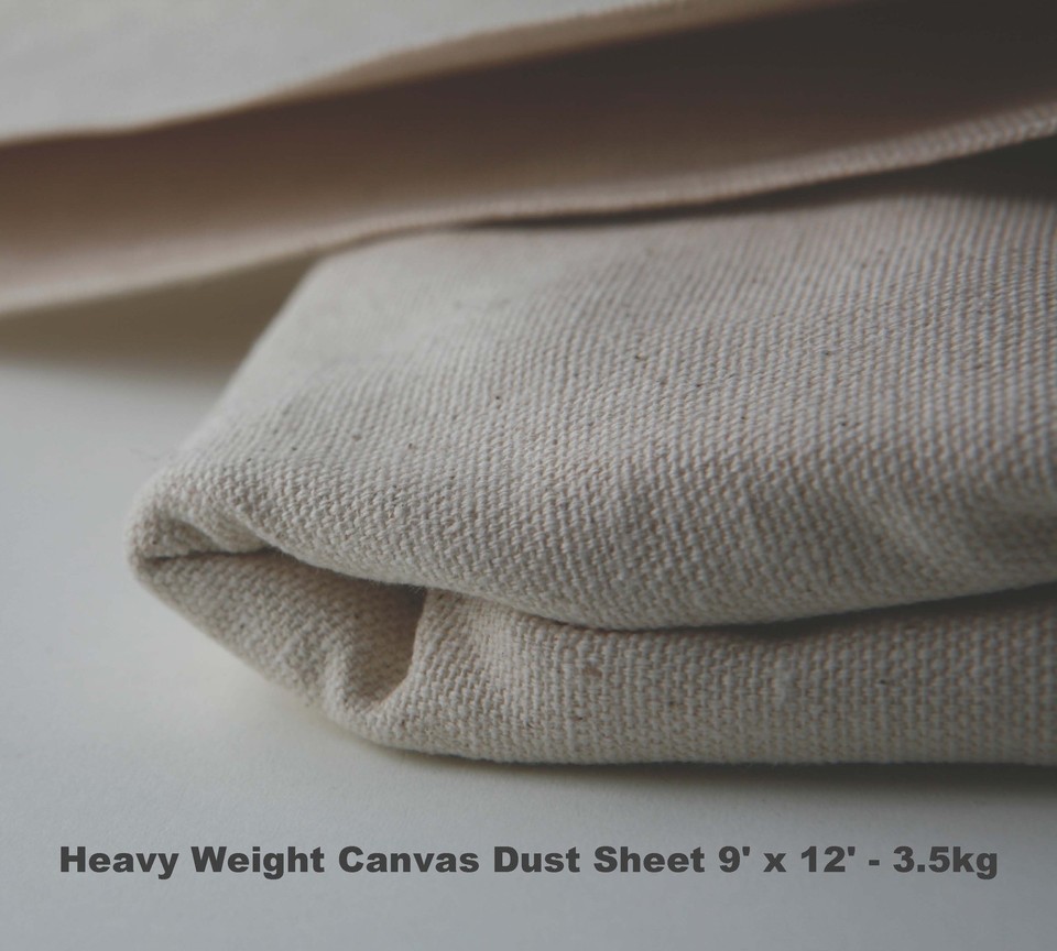 Cotton Dust Sheet Large Professional Quality DIY Decorating Sheets ...
