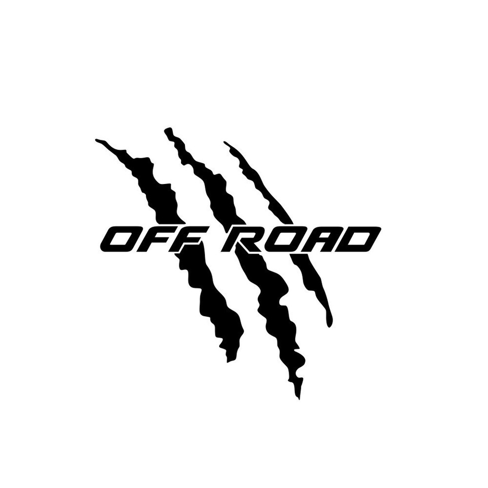 Racing Stripe Car Stickers Claw Marks OFF Road Decals For Hood Vinyl ...