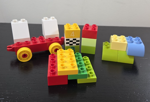 Lego Duplo Building Blocks Varied Sizes Colors 17 Pieces Plus 3 Mega ...