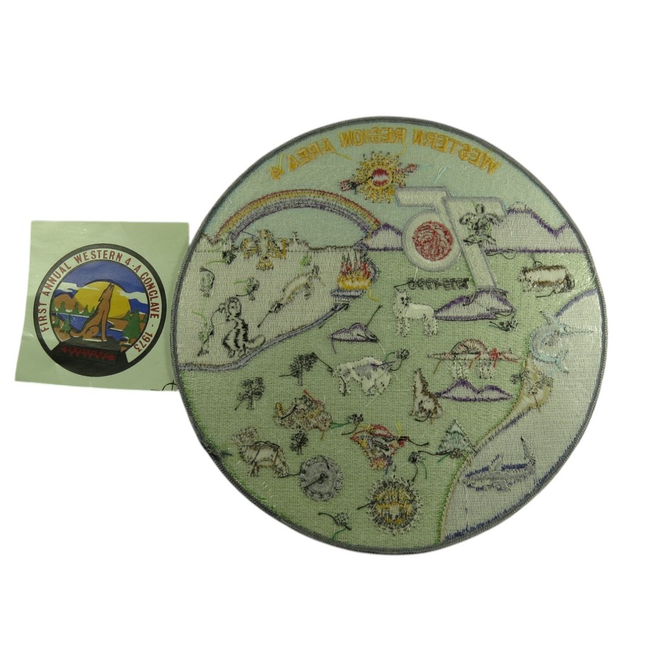 1990 Western Region Area 4 Northwest OA Jacket Patch GRY Bdr (PK524) | eBay
